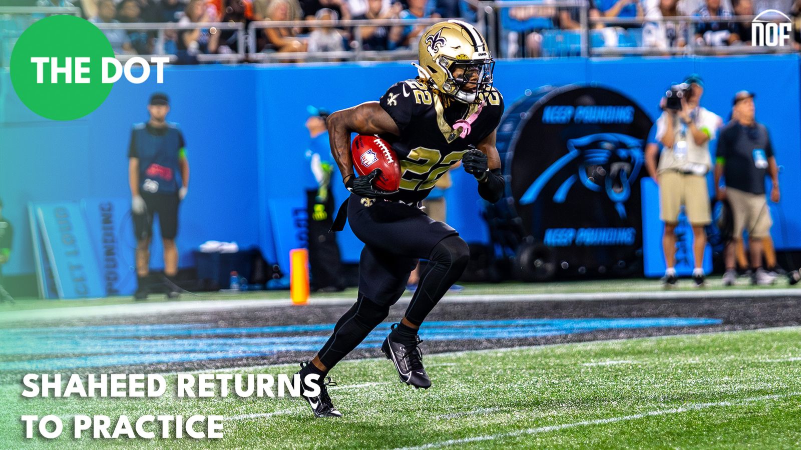 Saints WR Rashid Shaheed returns from injury as the Saints took to end Giants 3-game win streak